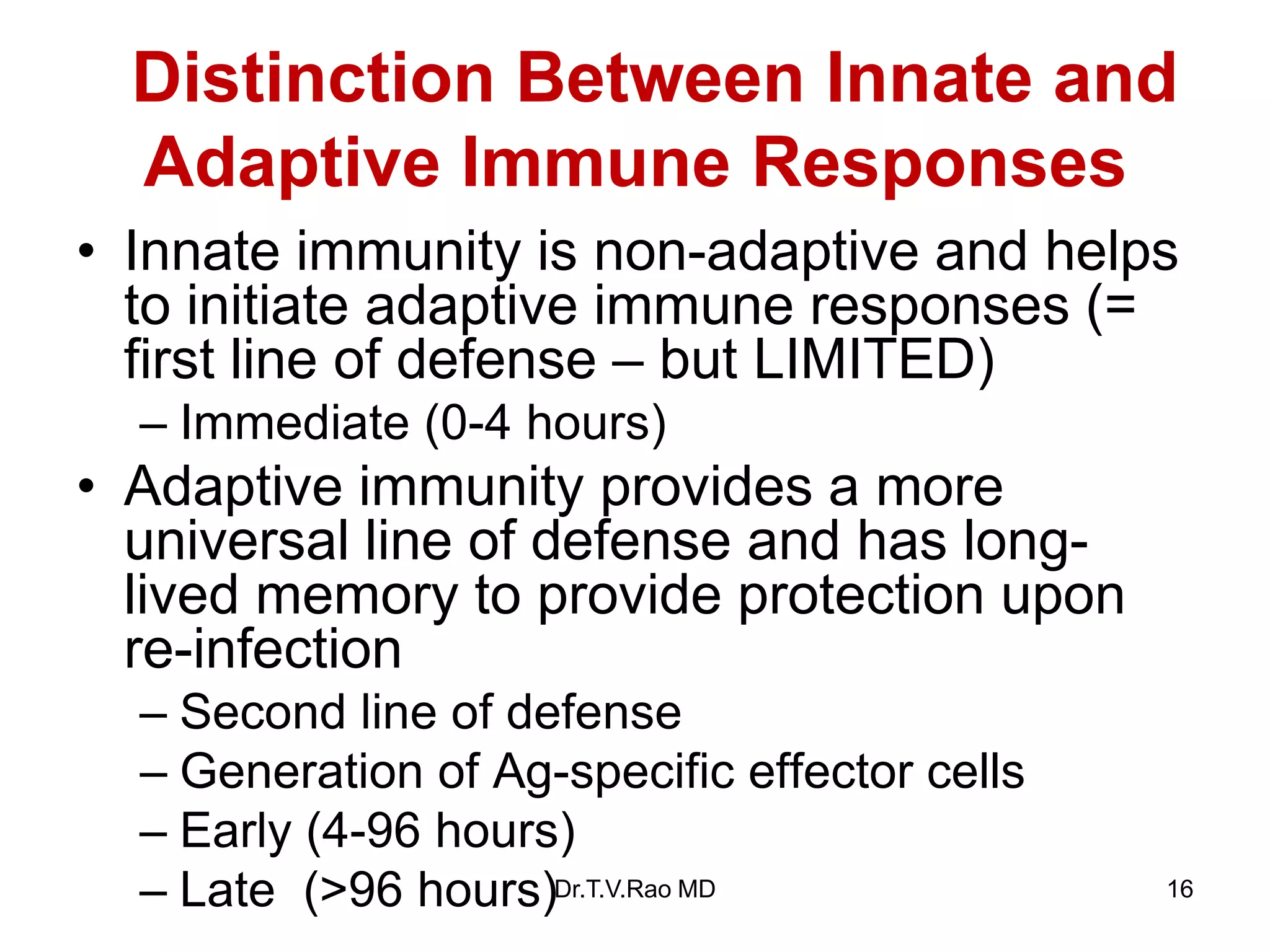 Introduction to immunology, Science of Immunity | PPTX