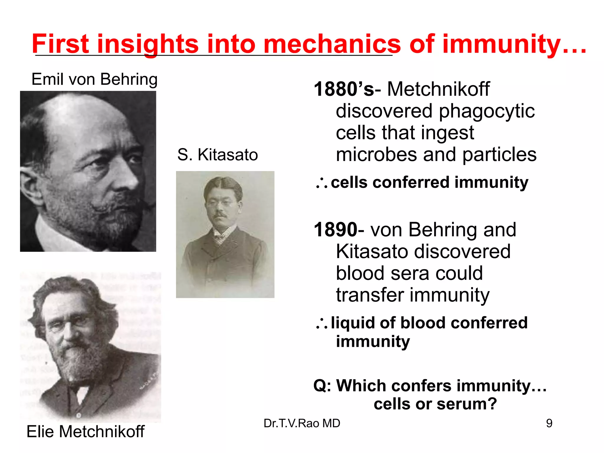 Introduction to immunology, Science of Immunity | PPTX