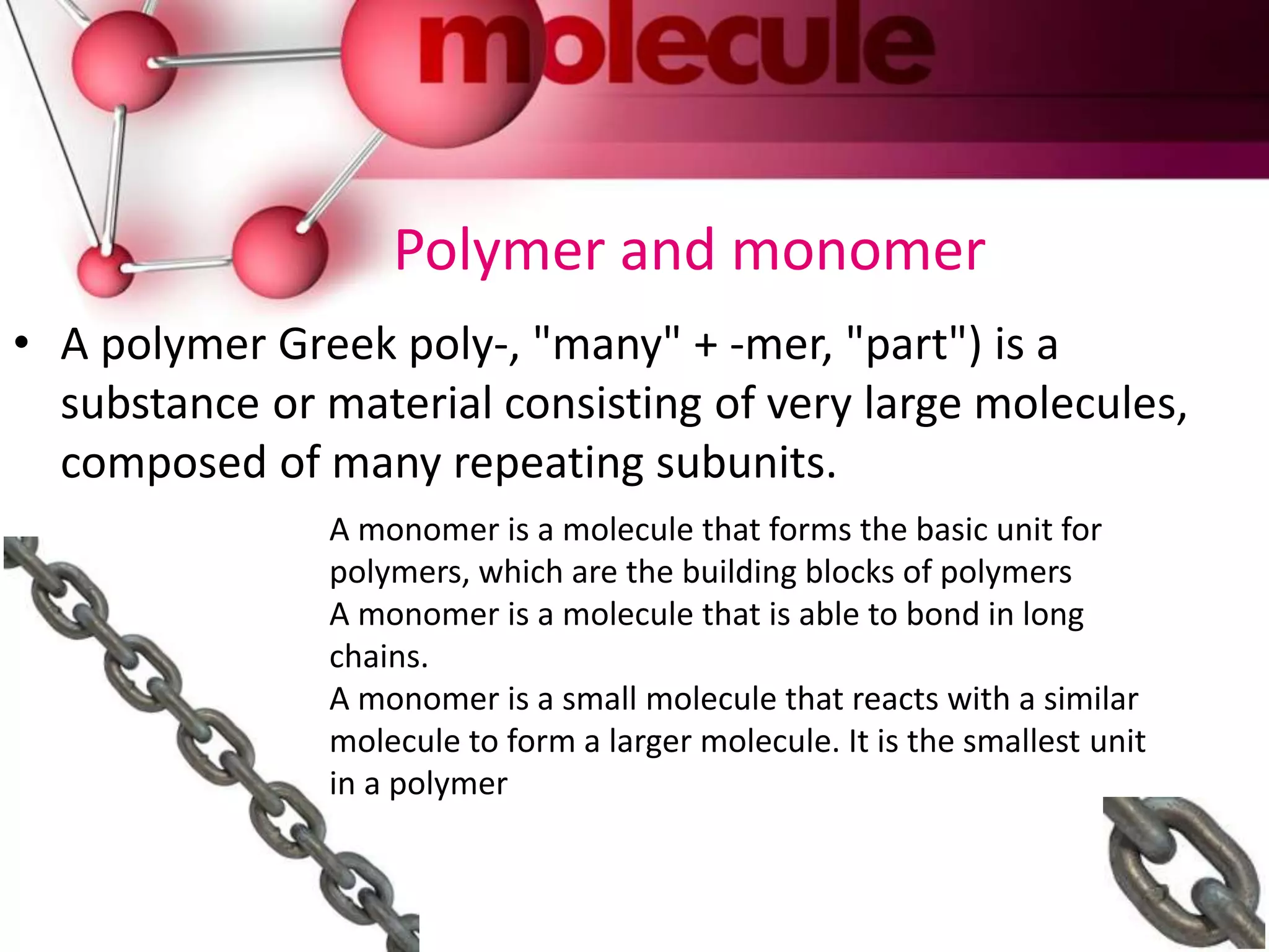 Polymer Chemistry | PPTX