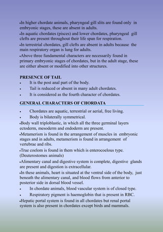 Introducton and classification chordata | PPT