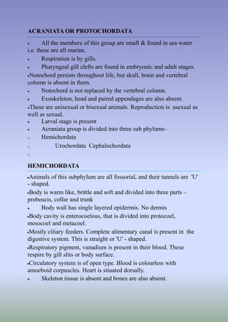 Introducton and classification chordata | PPT