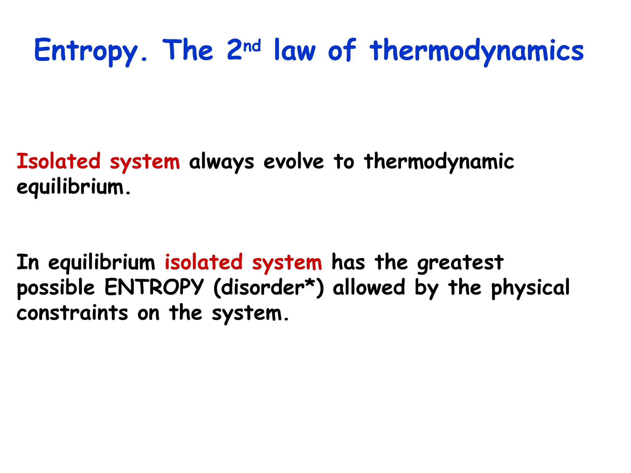 Introductory biological thermodynamics | PPT