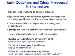 Introductory biological thermodynamics | PPT