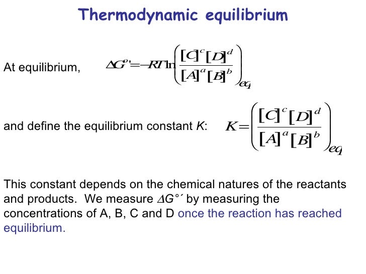 Introductory biological thermodynamics