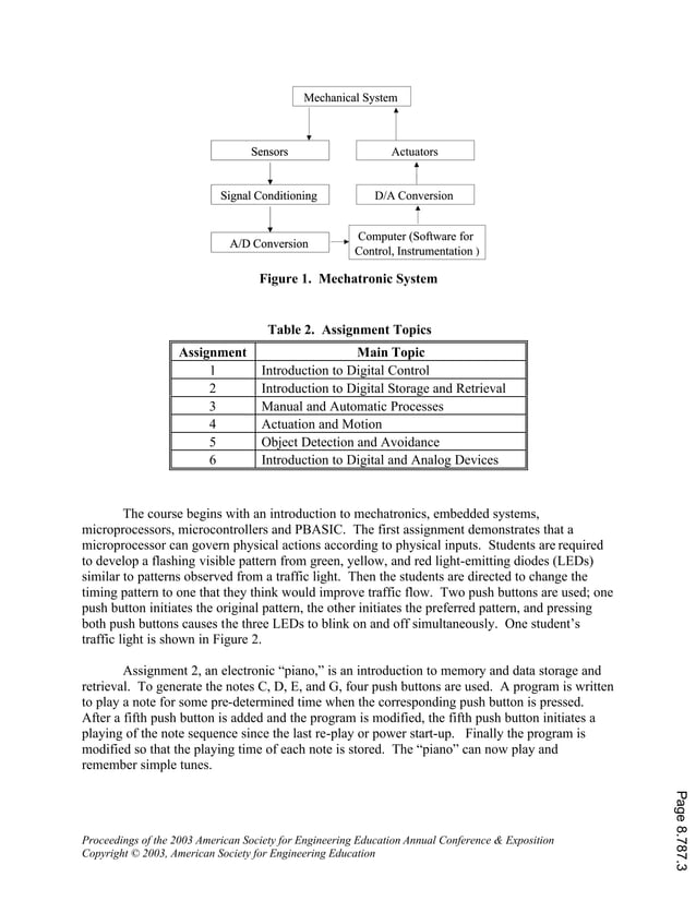 introductory-mechatronics-course-created-to-fulfill-a-freshman-level ...