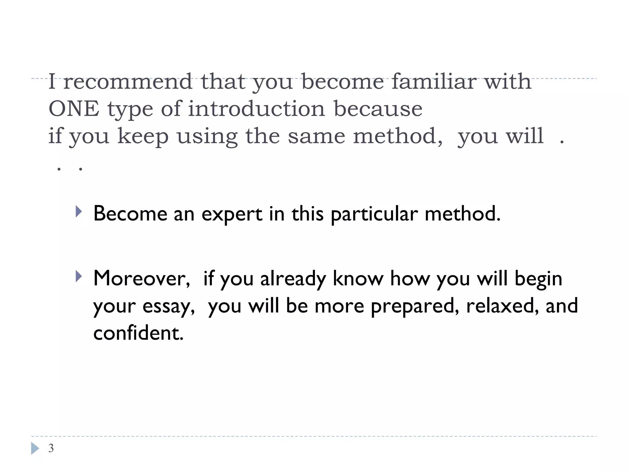 Introductory paragraphs research 2011 | PPT