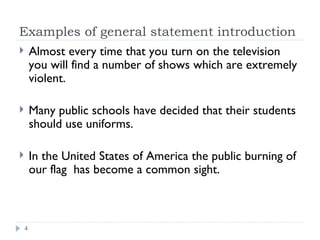 Introductory paragraphs research 2011 | PPT