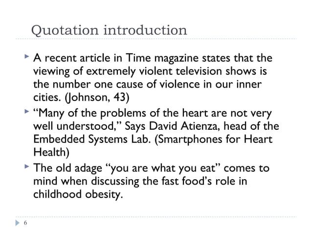 Introductory paragraphs research 2012 | PPT