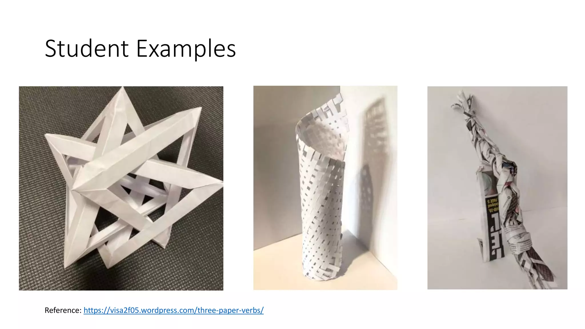 Introductory 3 D art project | PPTX