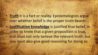 Introductory analysis of Philosophy and branches of Philosophy.pptx
