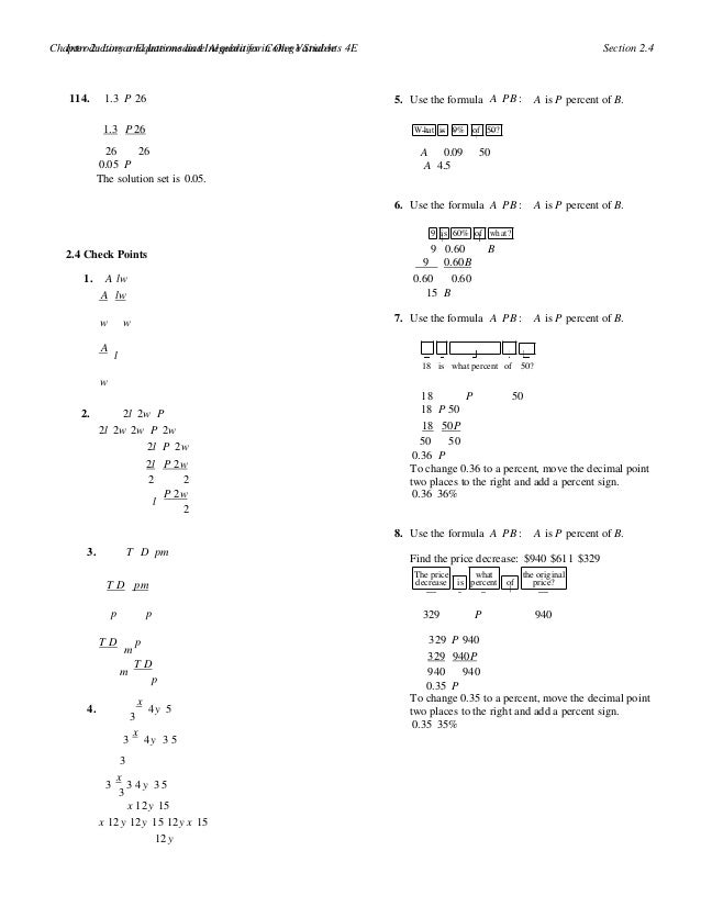 Introductory and intermediate algebra for college students 4th edition ...