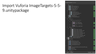 Introductory Augmented Reality in Unity with Android and Vuforia | PPT