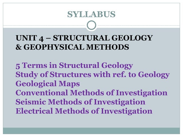 Applied Geology Introductory class | PPT | Geology | Science