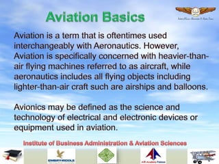 IBAAS - Introductory class 2 - Aviation Management | PPTX | Air Travel ...