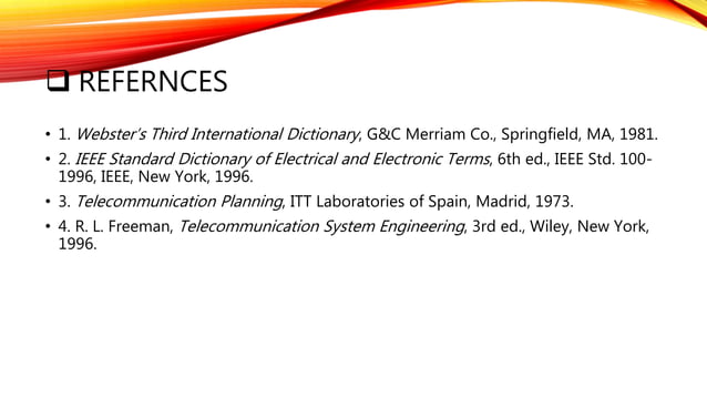 Introduction to Telecommunication | PPT