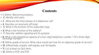 Introduction to Telecommunication | PPT