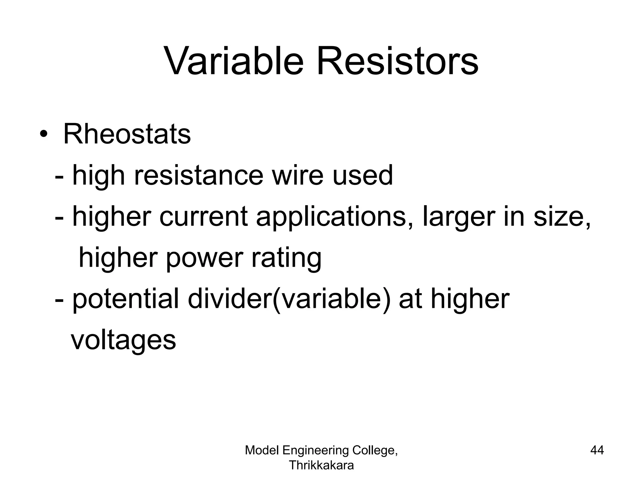 Introductory electronics | PPT