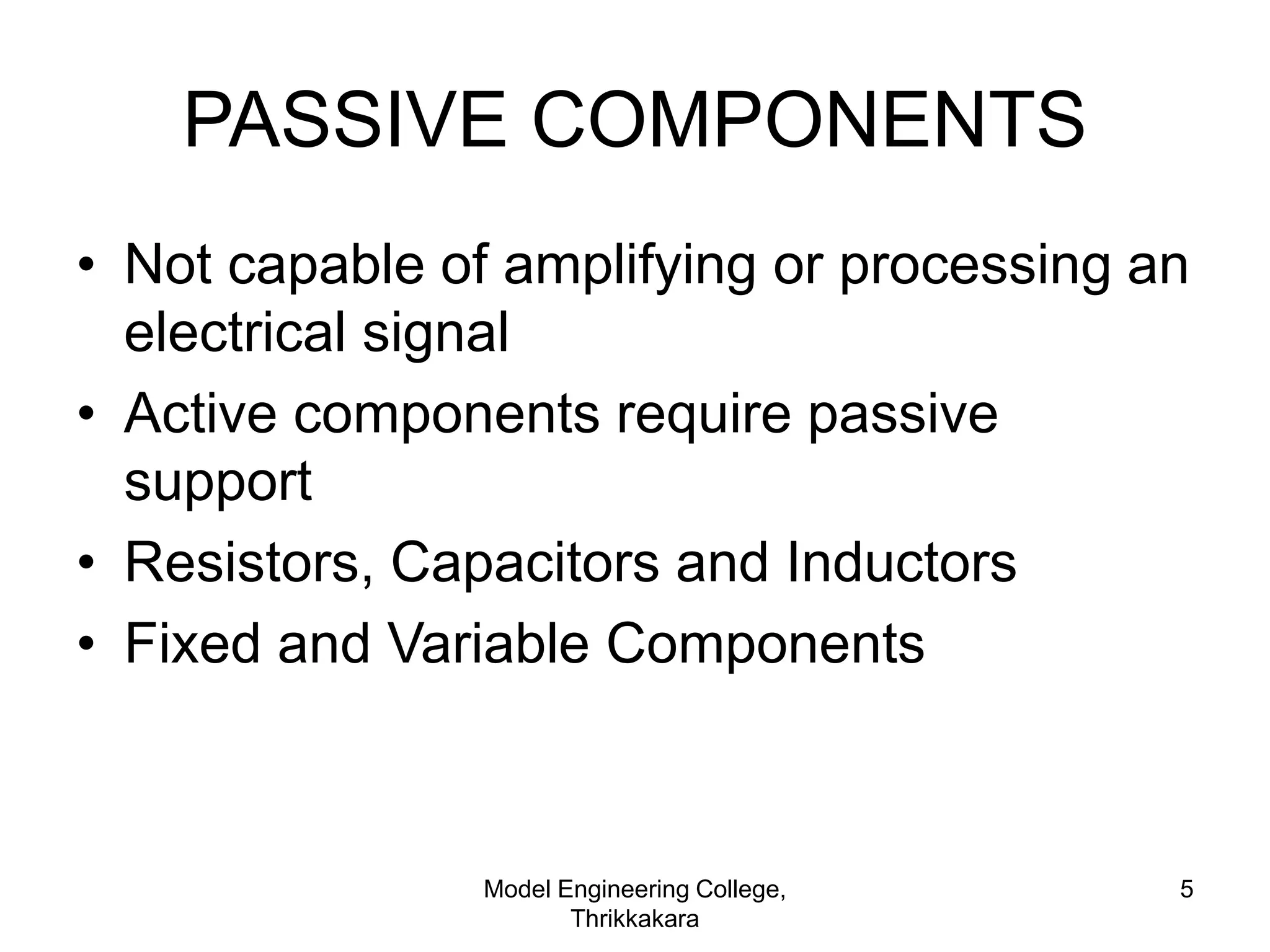 Introductory electronics | PPT