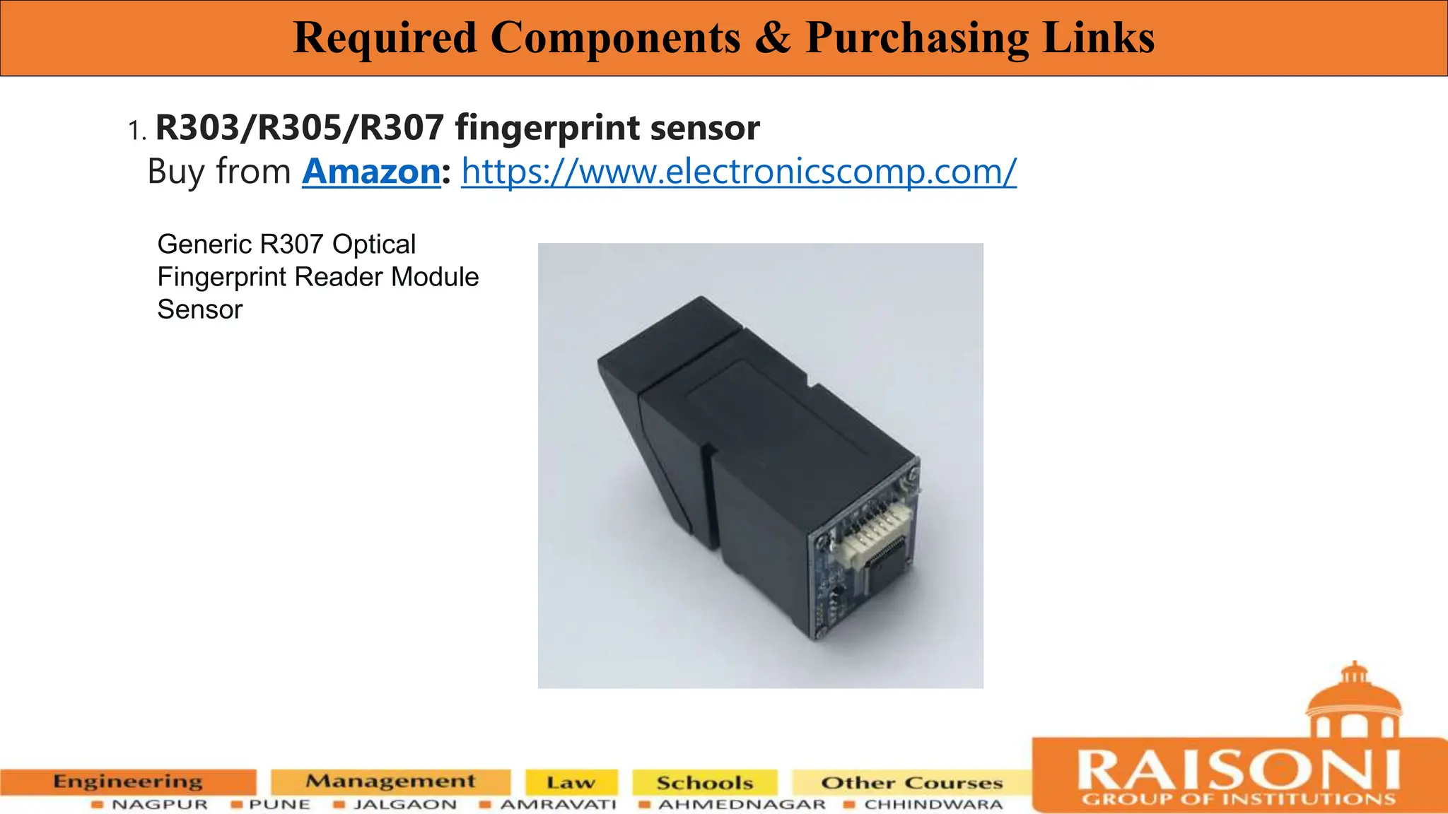 Fingerprint based exam attendance system | PPTX