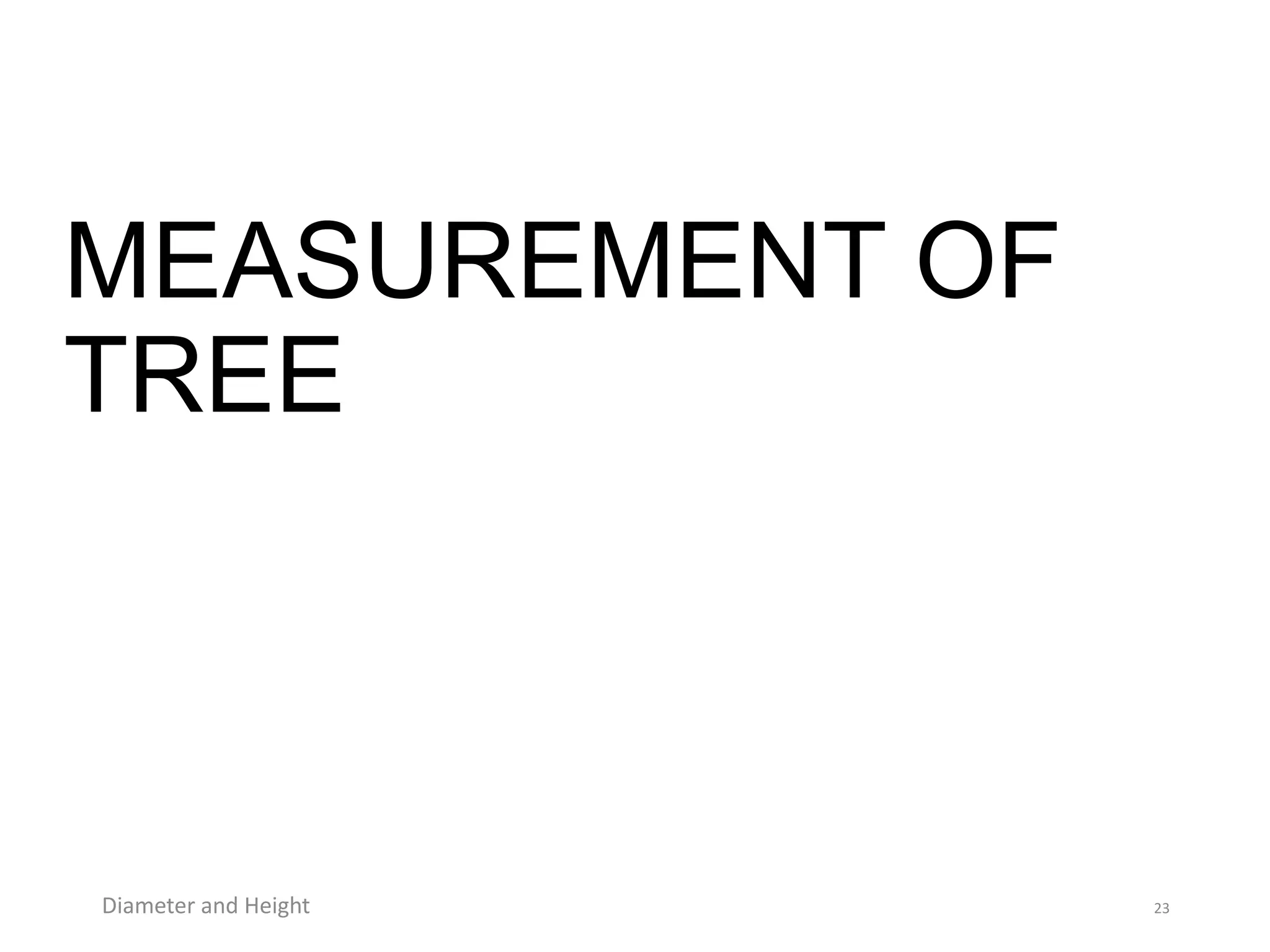 Forestry Introductory Forest Mensuration.pptx | Physics | Science