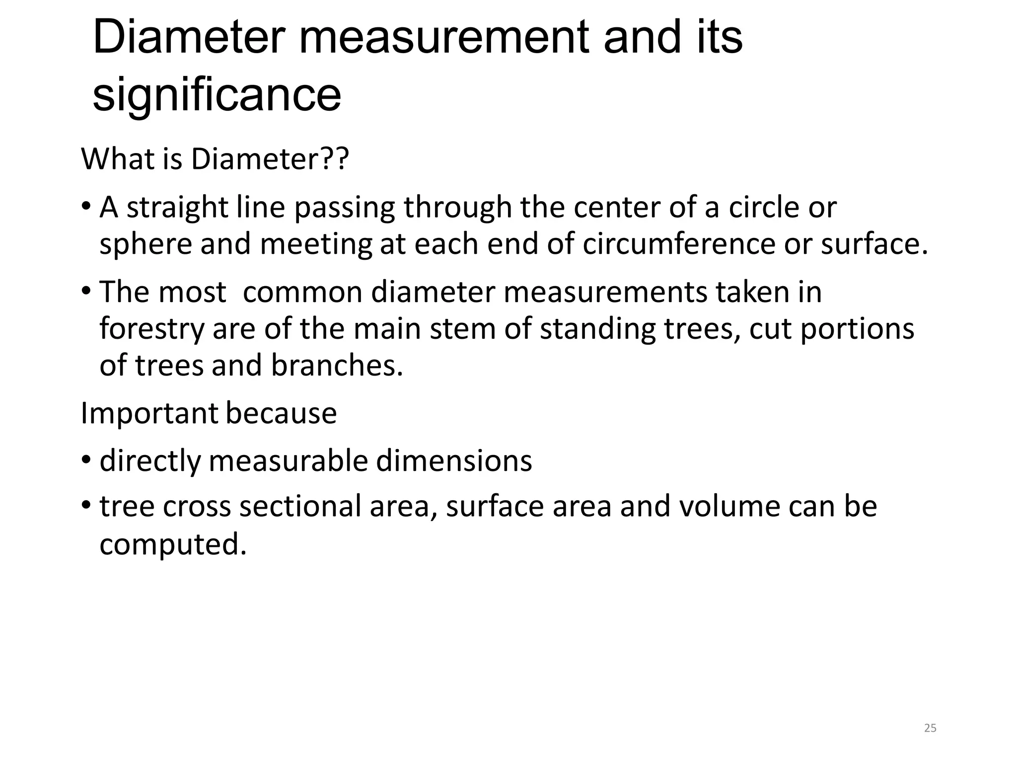 Forestry Introductory Forest Mensuration.pptx | Physics | Science