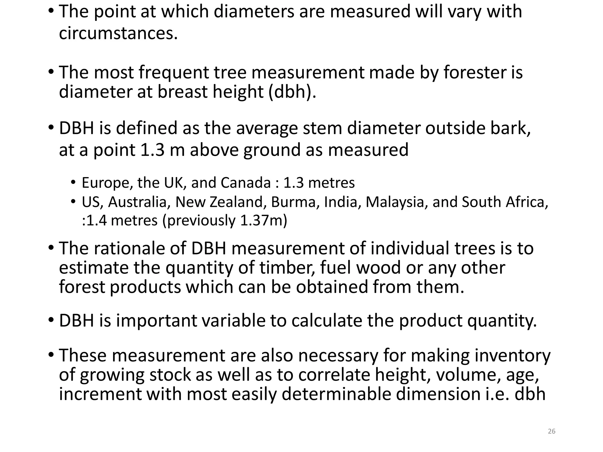 Forestry Introductory Forest Mensuration.pptx | Physics | Science