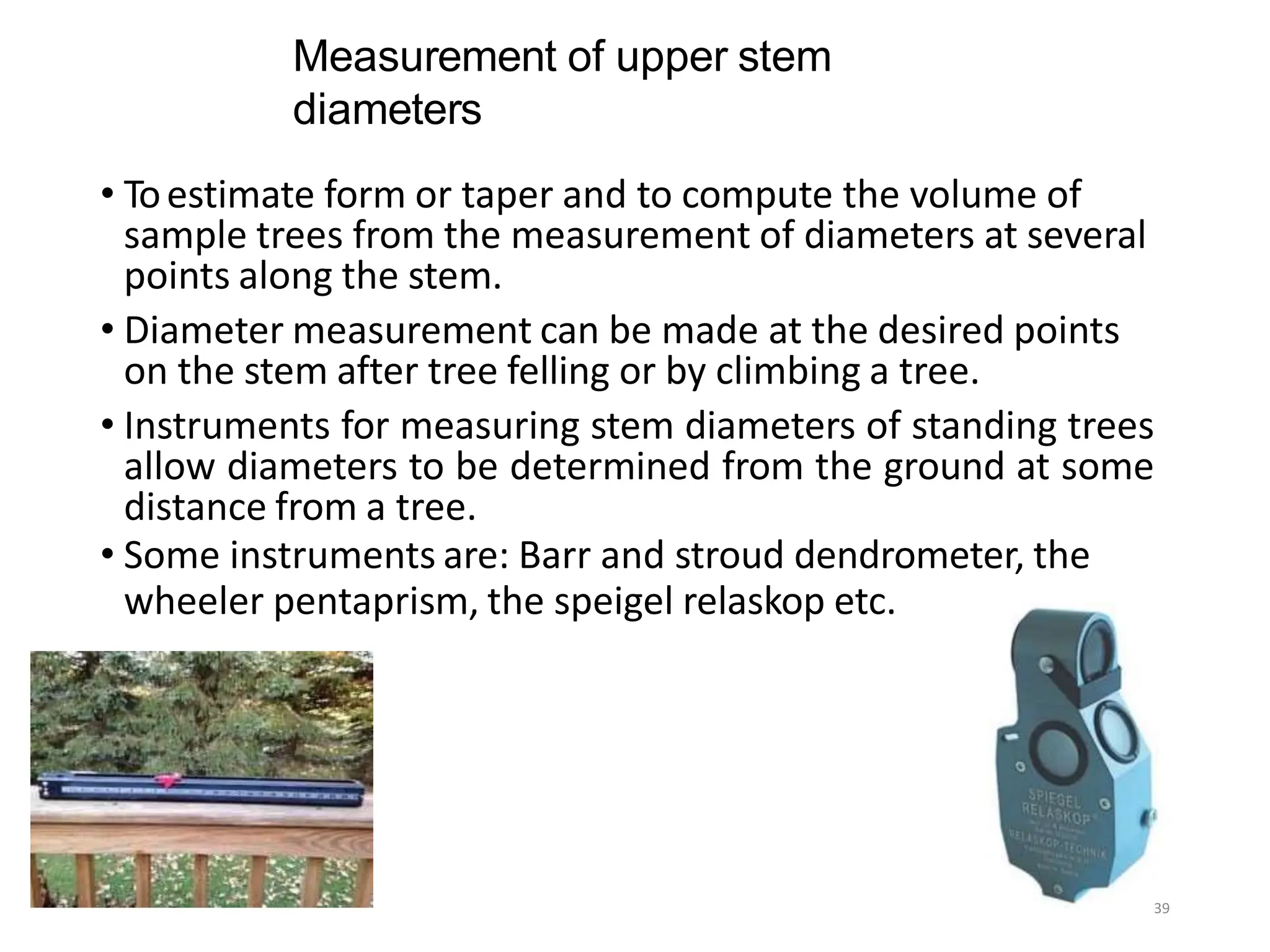 Forestry Introductory Forest Mensuration.pptx | Physics | Science