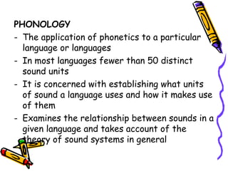 INTRODUCTORY LECTURE for Phonetics and Phonology.ppt