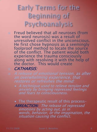 Introductory Lectures on Psychoanalysis | PPTX