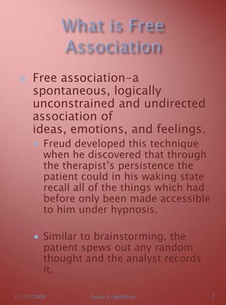 Introductory Lectures on Psychoanalysis | PPTX