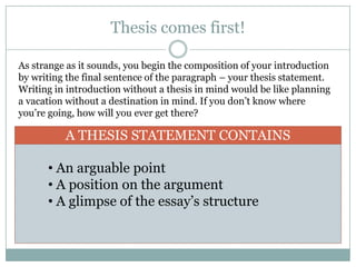 Introductory paragraph | PPTX