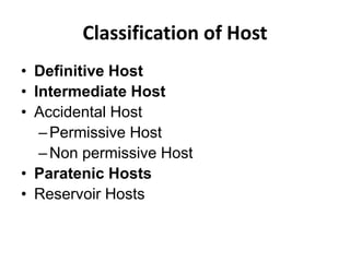Introductory parasitology 2020 | PPT