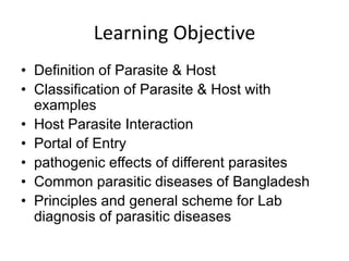 Introductory parasitology 2020 | PPT