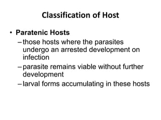 Introductory parasitology 2020 | PPT
