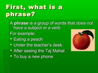Introductory phrases and clauses | PPT