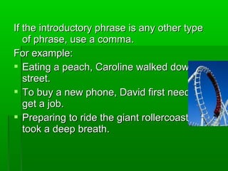 Introductory phrases and clauses | PPT