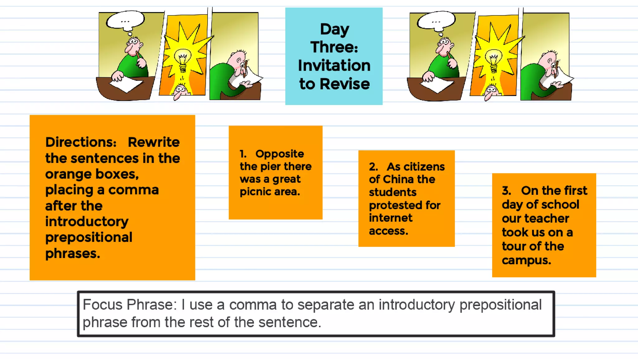 Introductory prepositional phrases | PDF