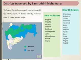 Introductory presentation of Samruddhi Mahamarg : (Nagpur - Mumbai ...
