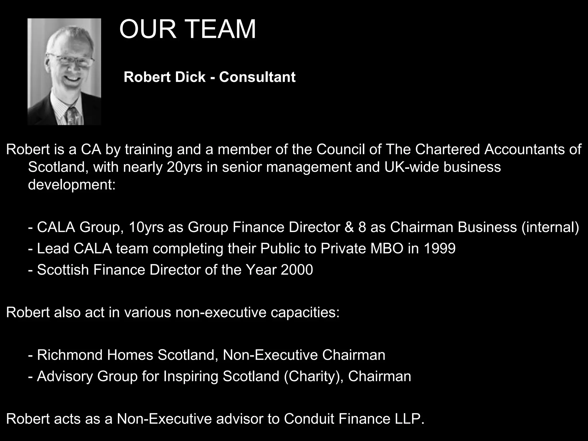 Introductory presentation for Conduit Finance | PPT