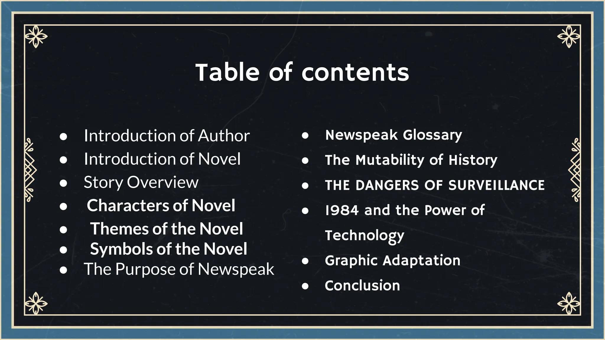 Introductory Presentation of George Orwell's 1984 | PDF