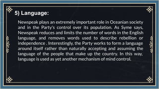 Introductory Presentation of George Orwell's 1984 | PDF