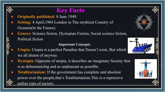 Introductory Presentation of George Orwell's 1984 | PPT
