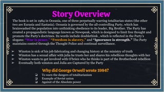 Introductory Presentation of George Orwell's 1984 | PDF