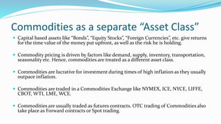 commodity trading and derivatives | PPTX