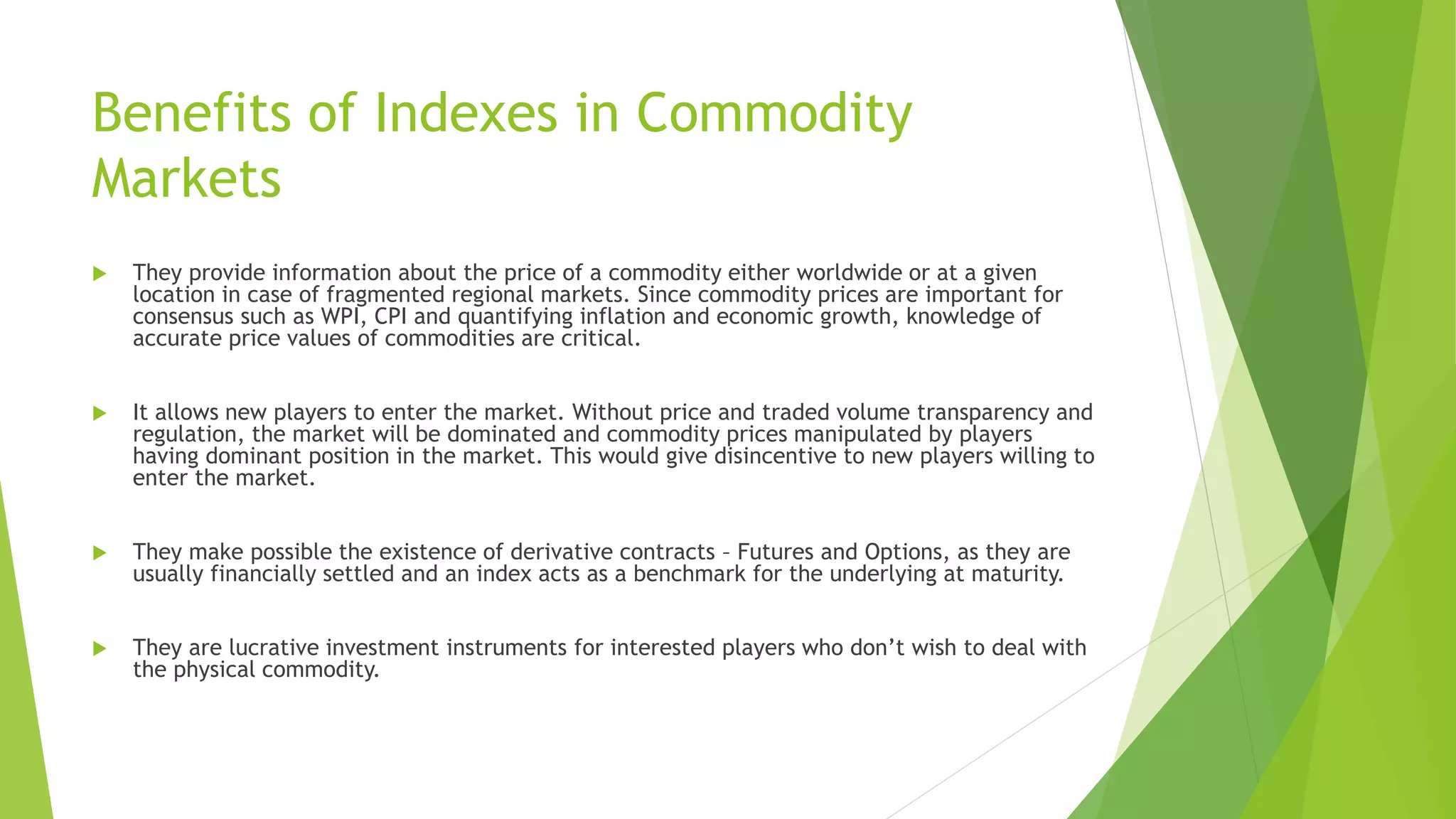 Introductory presentation on commodity trading | PPTX