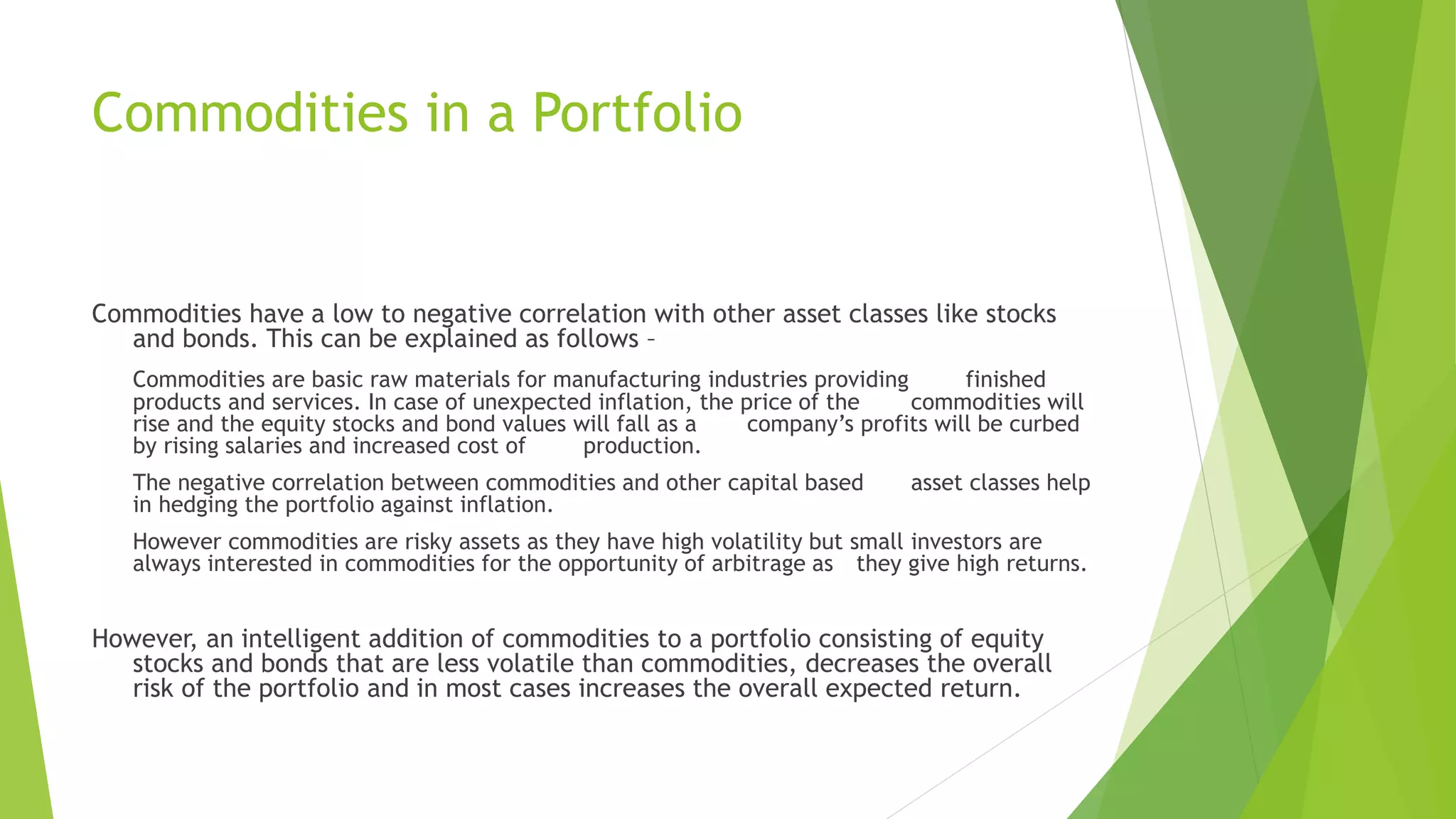 Introductory presentation on commodity trading | PPTX