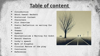 Overview of Samuel Beckett’s Waiting for Godot | PPTX