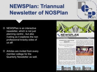 Introductory presentation to NOSPlan | PPTX