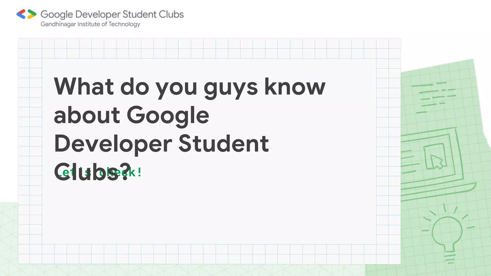 Introductory Session - Developer Student Clubs.pptx | Web Development | Internet