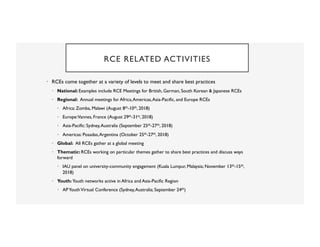 The Global RCE Network – Achievements and Ambitions | PDF